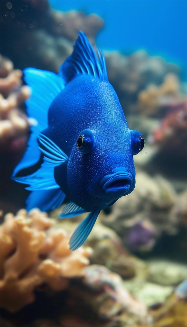 Why Curious Blue Fish